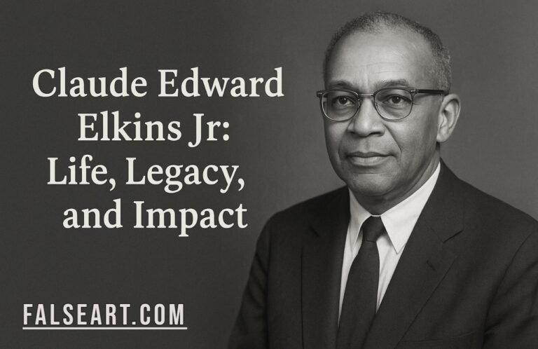Claude Edward Elkins Jr: Life, Legacy, and Impact - False Art