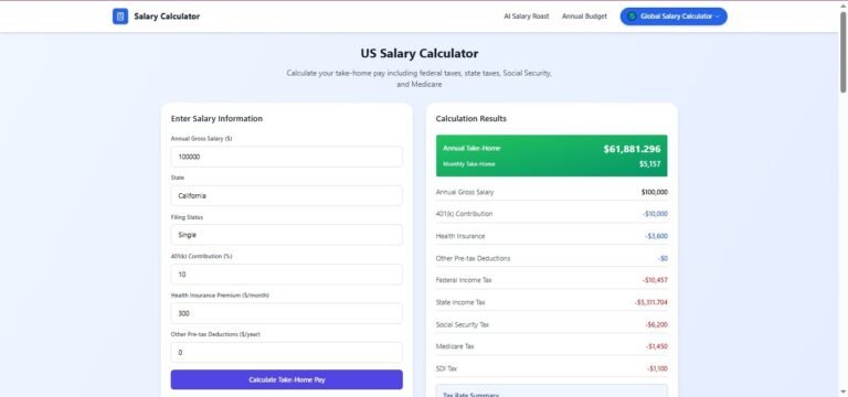 US Salary Calculator: Learn to Know Your Real Income with Confidence ...